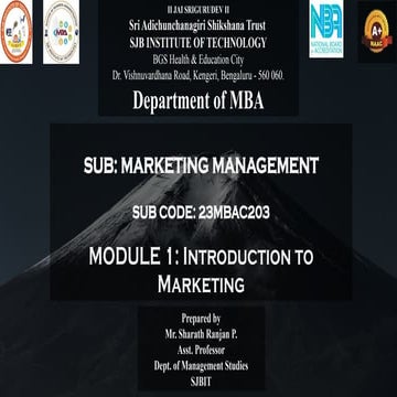 Marketing management Module 1.pptxfull pdf | PPT