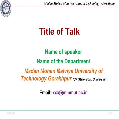 MMMUT_PPT_Template.ppt