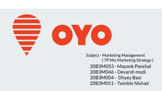 Case study of OYO ROOMS | PDF | Hospitality Industry | Industries