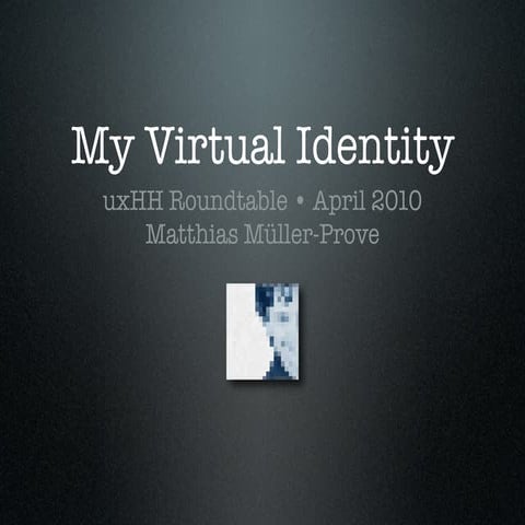 My Virtual Identity | PDF