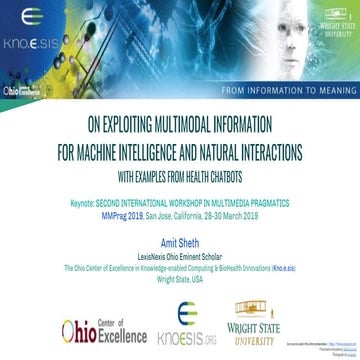 On Exploiting Multimodal Information For Machine Intelligence And