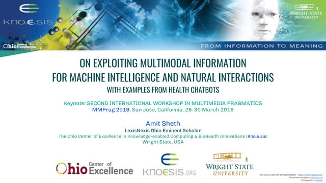 On Exploiting Multimodal Information For Machine Intelligence And