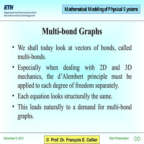 Multi bond graphs systems for engineering | PPT