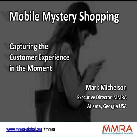 MMRA Mobile Mystery Shopping | PPTX