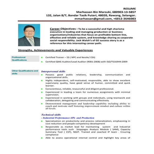 Mm resume feb 2016 | PDF