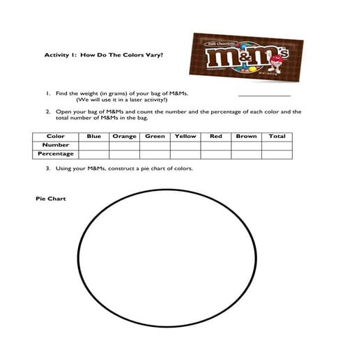 m&m Statistics | PPTX