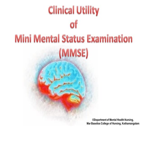 Mini Mental Status Examination | PPT