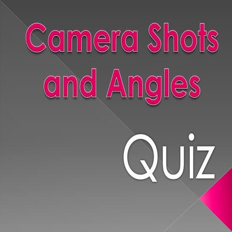 Camera Shots & Angles | PPT