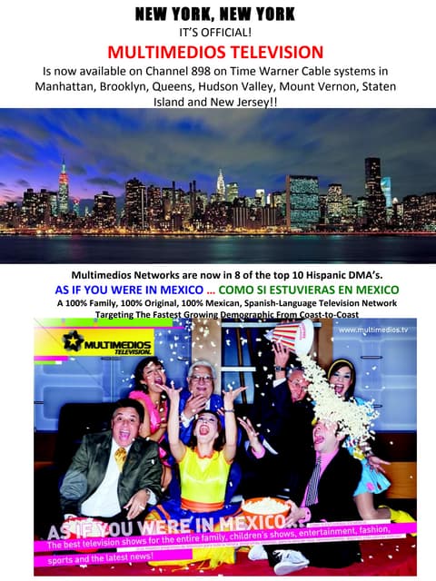 Multimedios Networks Launch On Verizon | PDF