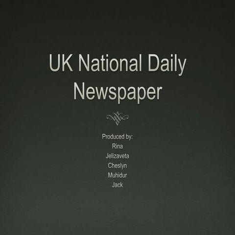 Newspaper industry analysis | PPTX | Internet | Computing