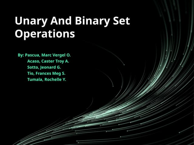 BINARY OPERATION-1.pptxsjdfjsjsjwxkssjfks | PPTX