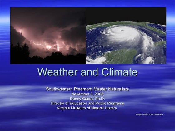 What difference between weather and climate? | PDF | Weather | Science