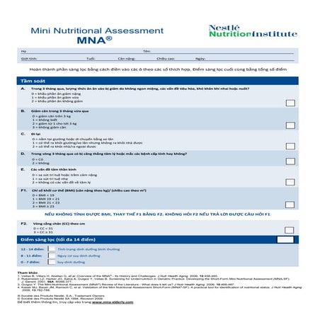 Mna mini-vietnamese | PDF