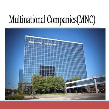 MNC Companies | PPTX