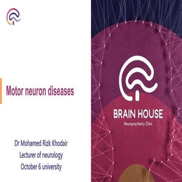 Motor neuron diseases | PPTX