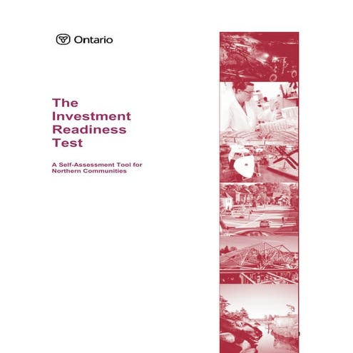 The Investment Readiness Test A Self-Assessment Tool for Northern ...