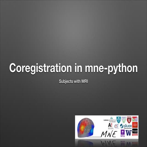 MNE-Python Coregistration | PDF