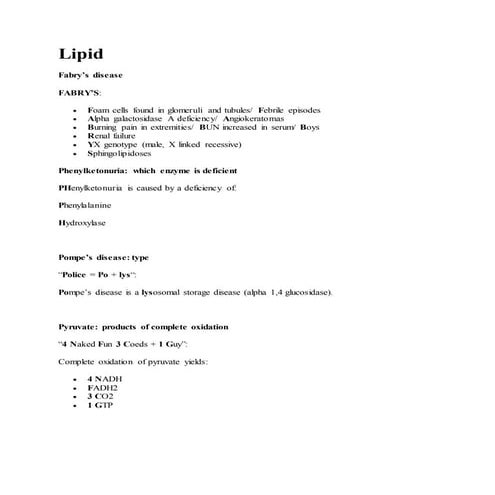 Mnemonics biochemistry carbohydrates | DOCX