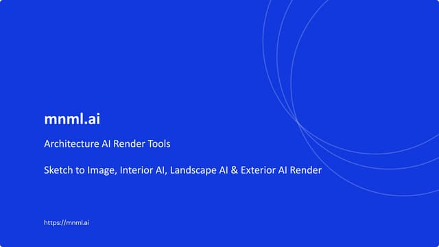 Mnmlai Architecture Ai Render Toolspdf