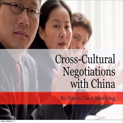 Cross-cultural Negotiations With China | PDF