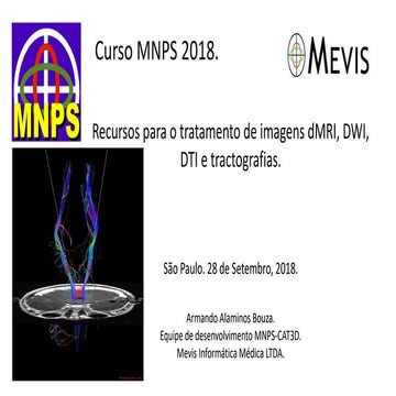 Curso MNPS 2018. DWI, DTI e Tractografia. Preprocessamento para o MNPS ...