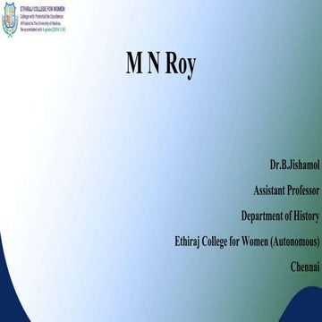 M.N.Roy