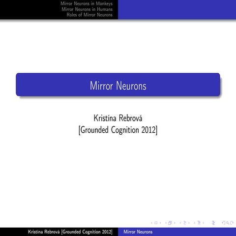 Grounded Cognition Mirror Neurons Pdf