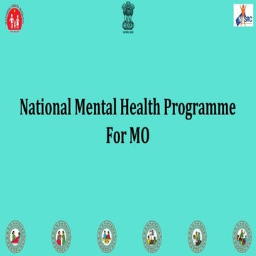 MNS Care for MO- National Mental Health Programme.pptx | Mental Health ...