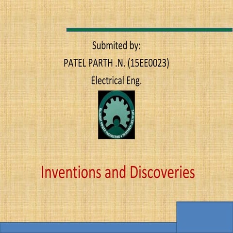 Inventions that changed the world | PPT