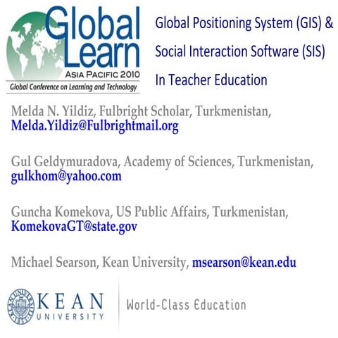 Global Learn Asia Pacific 2010 Conference Slides | PPT