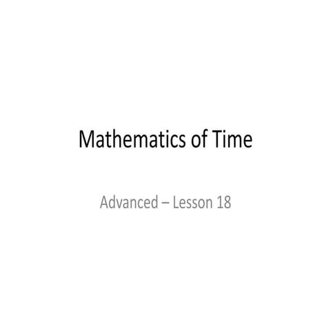 Maths Olympiad mathematics-of-time | PPT
