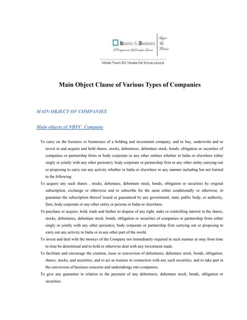 Format of AOA (Article of Association) as per New Companies Act 2013 | PDF