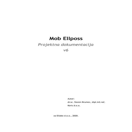 Mob Ellposs - projektna dokumentacija | PDF