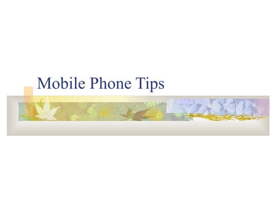 Mobilephone Ethics | PPT