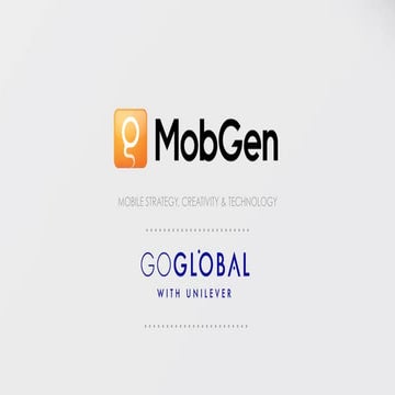 MobGen Go Global | PDF