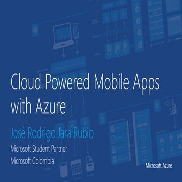 Windows Azure - Mobile Services | PPTX | Cloud Computing | Internet