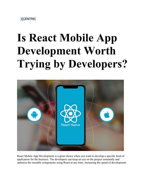 Why Choose Reactjs For Blockchain App Development Pptx
