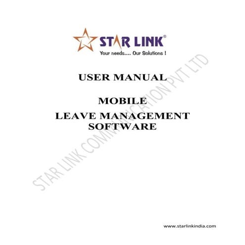 Mobile Leave Management | WebTime App | PDF