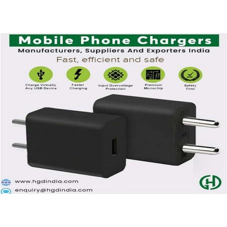Mobile Phone Chargers Manufacturers, Suppliers and Exporters India | PDF