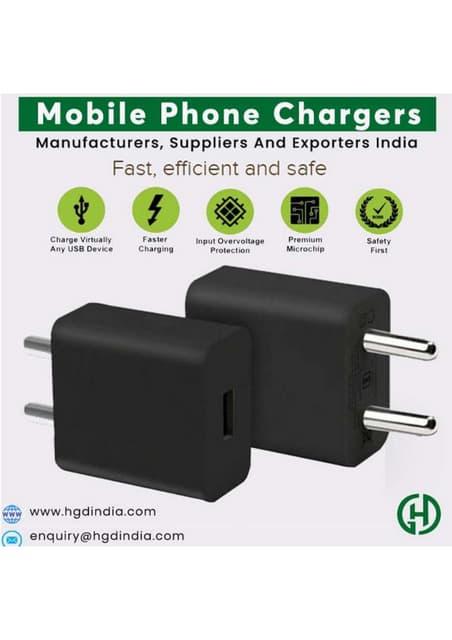 Mobile Phone Charger Manufacturers | HGD INDIA | PDF