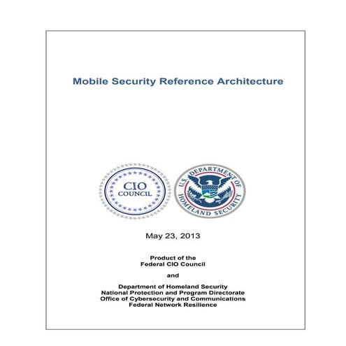 Mobile security-reference-architecture | PDF