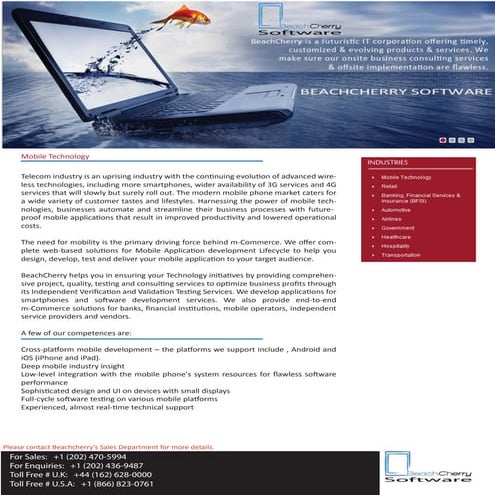 Mobile Technologies | PDF | Tablets and E-readers | Consumer Electronics