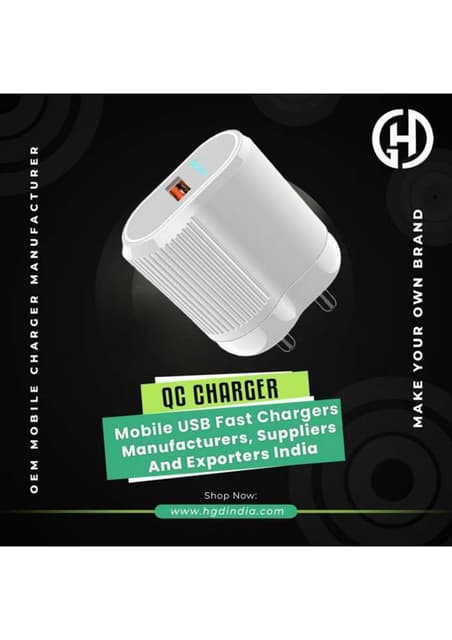 Mobile Phone Charger Manufacturers | HGD INDIA | PDF