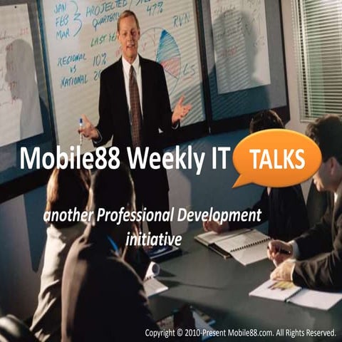 Mobile88 Weekly IT Talks | PPTX
