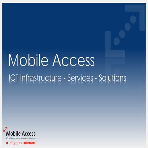 Mobile Access - 25 years and just getting started | PPT