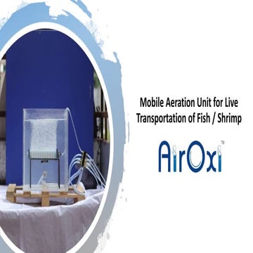 Mobile aeration unit for live transportation of fish shrimp air oxi ...