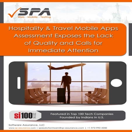 Mobile app assessment report for the hospitality & travel industry | PDF