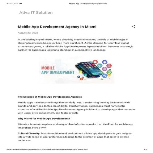 Mobile App Development Agency In Miami.pdf