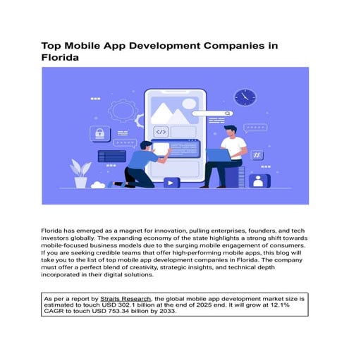 Top Mobile App Development Companies in Florida [2026 Guide] | PDF