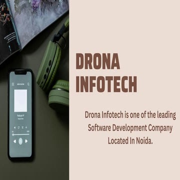 Mobile App Development Company in Noida | Drona Infotech | PDF